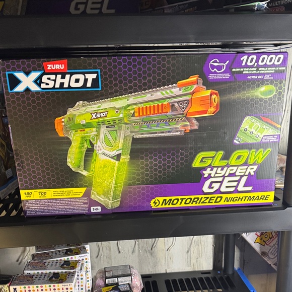 Zuru | Toys | Zuru Xshot Glow Hyper Gel Blaster Neon Green And Bright Orange | Poshmark